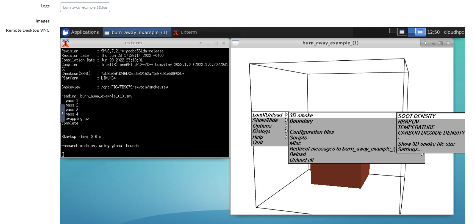 Smokeview on Cloud HPC - Cloud HPC