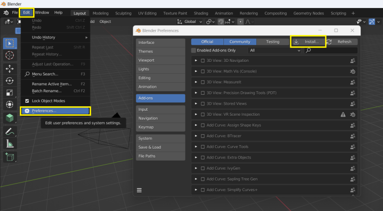 How to install Blender FDS Add-on - Cloud HPC