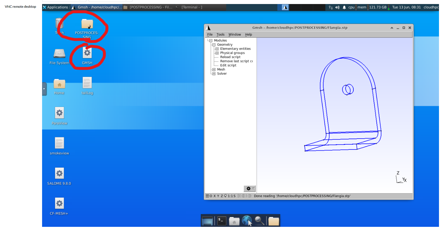 Preprocessing and postprocessing on cloudHPC - Cloud HPC