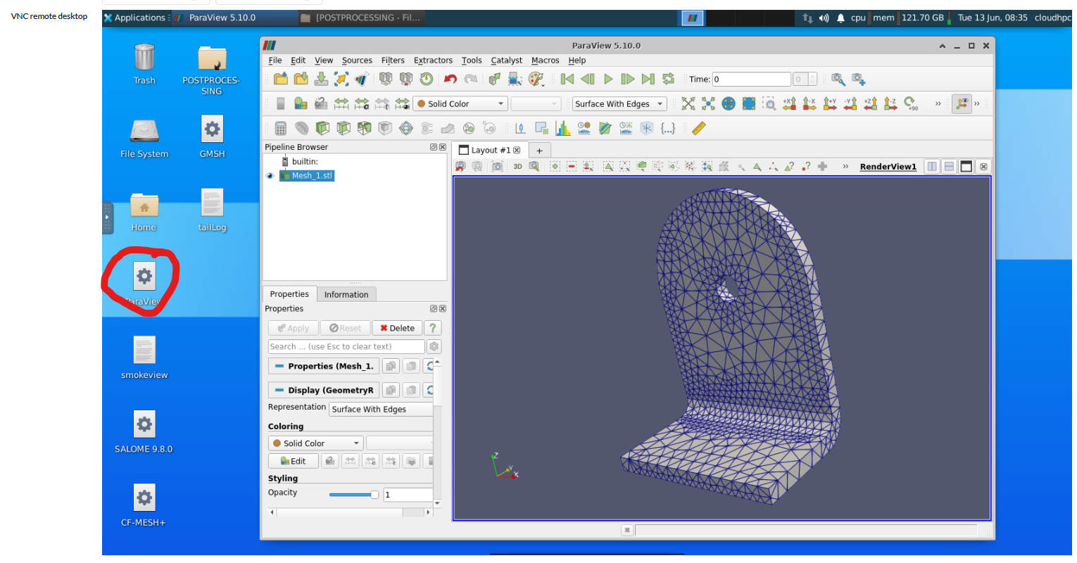 Preprocessing and postprocessing on cloudHPC - Cloud HPC